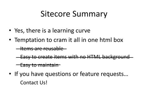Ppt Sitecore Cms Powerpoint Presentation Free Download Id 3035729