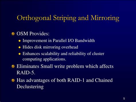 Ppt Raid X A New Distributed Disk Array For Io Centric Cluster