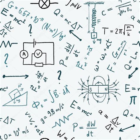 Physics Background Vector Illustration Stock Vector Image By