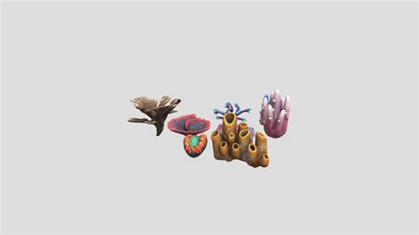Corals Download Free 3d Model By Carolienvanbedaf [6c34355] Sketchfab