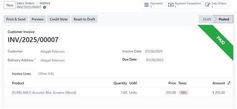 Sales Orders Odoo V18 Community Edition Book
