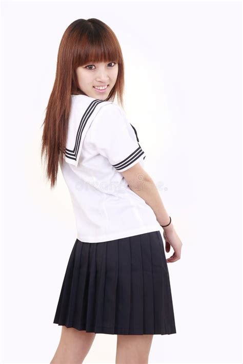 Asian Schoolgirl Stock Image Image Of Female School 12626975