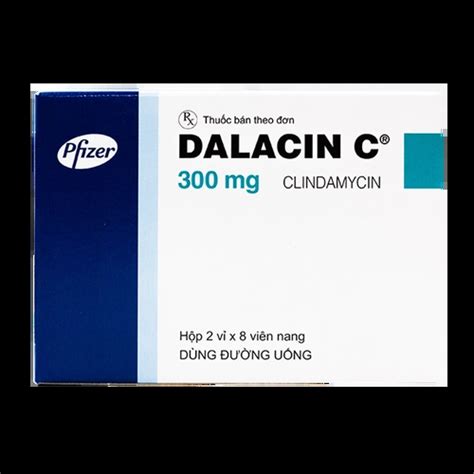 Dalacin C Clindamycin 300mg Pfizer H 16v