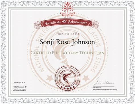 Phlebotomy Recertification Npct National Phlebotomy Certification Testing