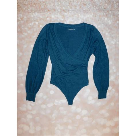 Abercrombie And Fitch Abercrombie And Fitch Womens Soft Aandf Cozy Bodysuit