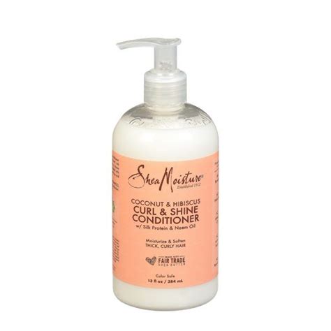 Shea Moisture Coconut And Hibiscus Curl And Shine Conditioner 384ml En