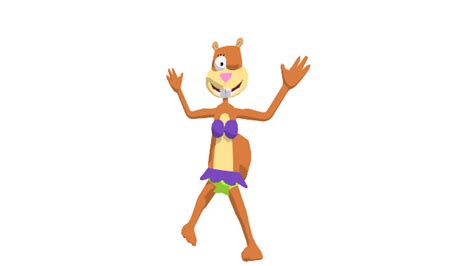 Sandy Cheeks Flattened Mmd By Shiyamasaleem On Deviantart