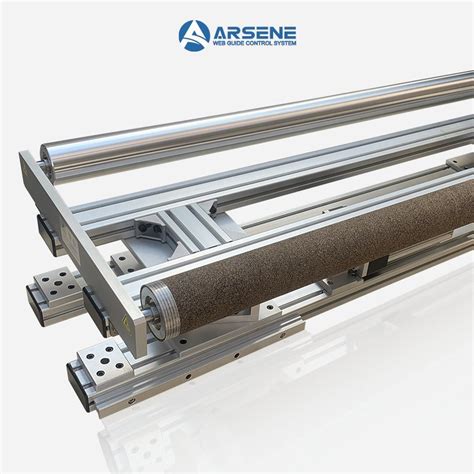 Intermediate Guide Roller System 800mm Width Web Guide Control System