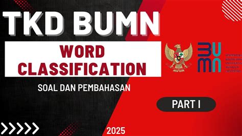 Soal Tkd Bumn Word Classification Tes Fhci Bumn 2025 Youtube