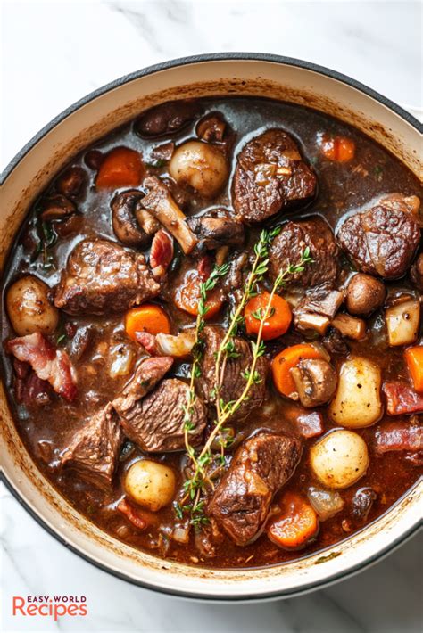The Best Beef Bourguignon Recipe Easyworldrecipes