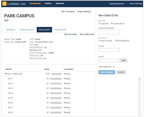 Linkware™ Live Fluke Networks