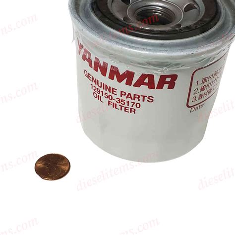 Yanmar Oil Filter 129150-35170 Marine Diesel 4JH 4JHE 4JH3 - Diesel Items