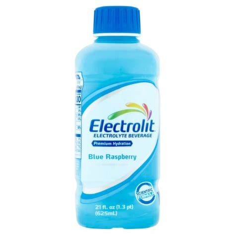 Electrolit Blue Raspberry Electrolyte Beverage 21 Fl Oz Shoprite