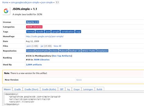 Spring 프로젝트에 Dependency추가하기 Json파싱