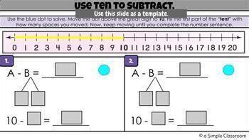 Use Ten To Subtract Interactive Google Slides Lesson Go Math G