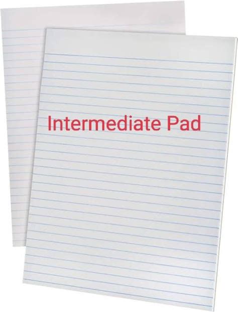 Intermediate Pad Grade Pad Writing Paper Grade 1 2 3 4 Lazada Ph