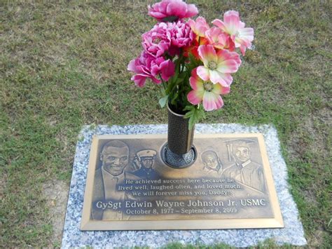 Gysgt Edwin Wayne Johnson Jr 1977 2009 Find A Grave äreminne