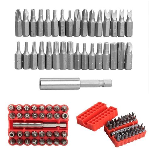 New 33pcs Set Electric Screwdriver Bit Combination Set Hexagonal Plum Blossom Three Claw Four
