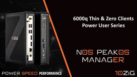 10zig 6000q Power User Thin And Zero Client Series Youtube