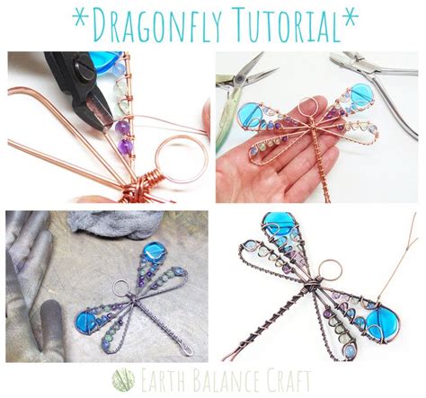 Dragonfly Tutorial Copper Wire Tutorial Pdf Download Beading Project