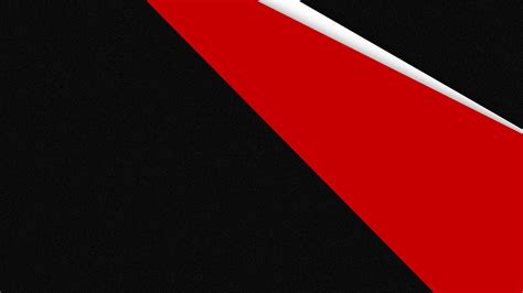 Minimalistic Red Geometry Simple Background Black Basic Colors