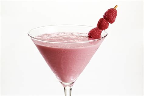 Raspberry Kiss Cocktail Tequila Chambourd Creme De Cacao