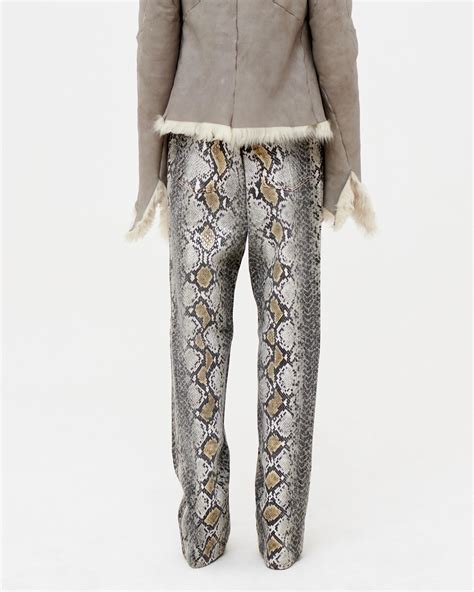 Roberto Cavalli F W 1998 Python Print Jeans For Sale At 1stdibs