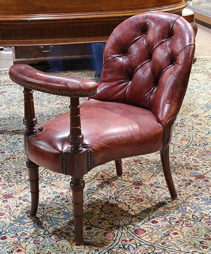 Georgian Voyeuse Chair The Tufted Back Accented With