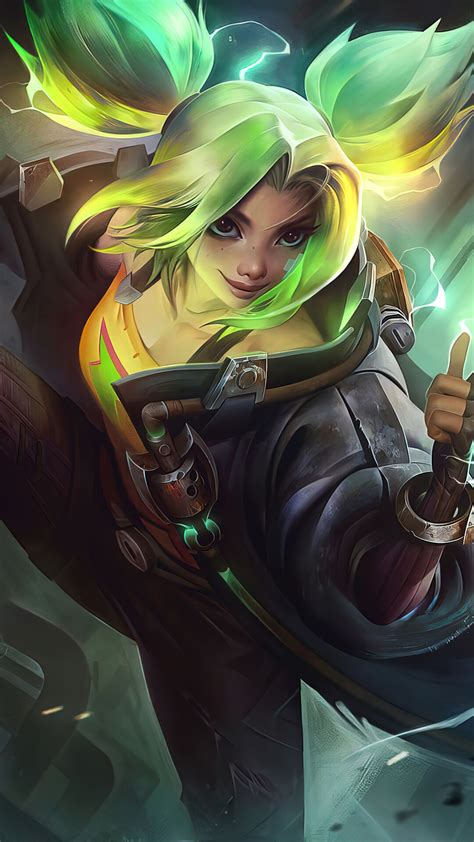 Zeri The Spark Of Zaun Zeri League Of Legends HD Wallpaper Rare