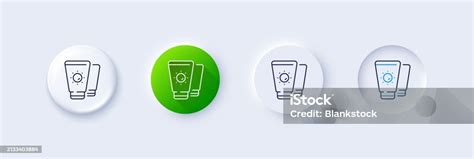 자외선 차단제 라인 아이콘입니다 선크림 사인입니다 선 아이콘 벡터 3차원 형태에 대한 스톡 벡터 아트 및 기타 이미지 3차원 형태 건강한 생활방식 고급 Istock