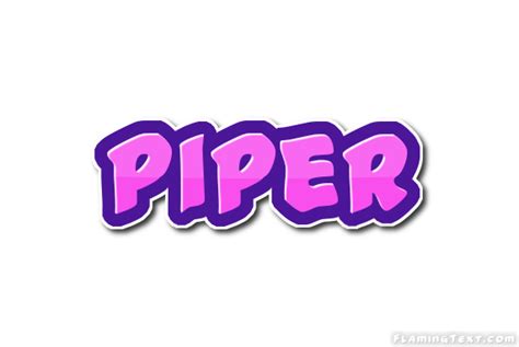 Piper Logo Free Name Design Tool From Flaming Text