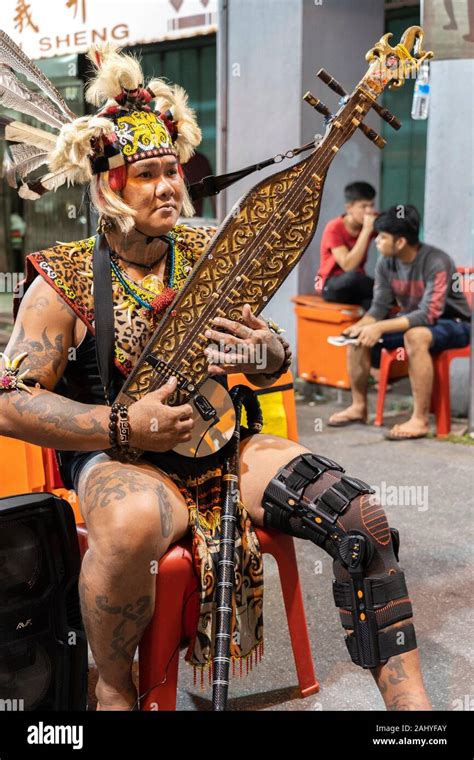 Sarawak Traditional Music Instrument Sape Xl 1240mm 48 8 Tribal