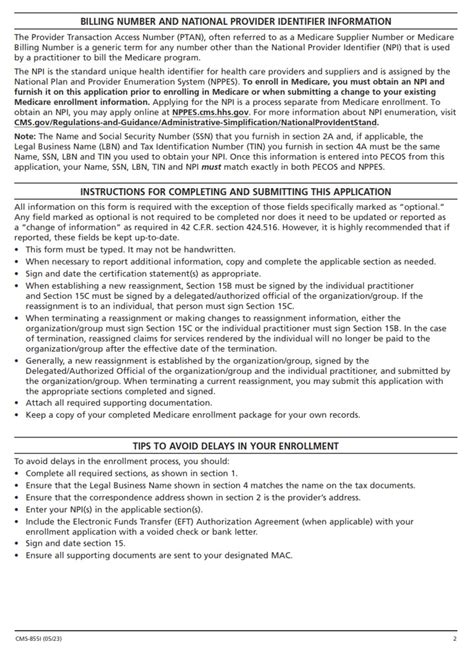 Cms 855i Medicare Enrollment Application Physicians And Non Physician Practitioners Cms Forms