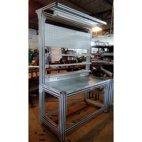 Heavy Duty Part Assembly Table Color Silver At Best Price In Faridabad Ms Rp Engineering