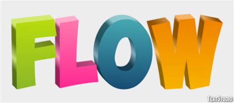 Flow Text Effect Generator TextStudio