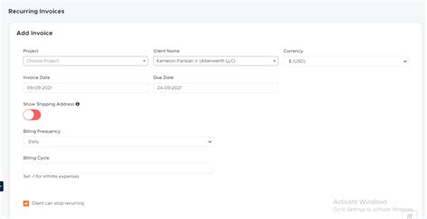 How To Create Recurring Invoice AgencyScale Knowledge Base