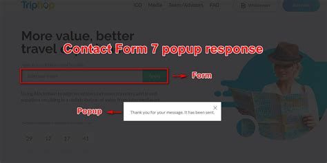 Как вывести сообщения Contact Form 7 в всплывающем окне без плагинов