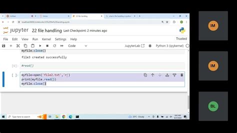 21 File Handling Python File Handling Youtube