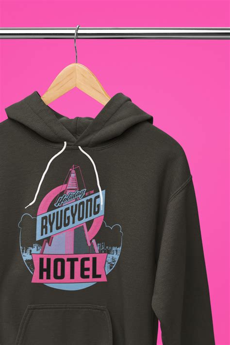 Ryugyong Black Hoody Nk News Shop