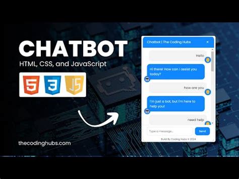 Chatbot With HTML CSS And JavaScript With Source Code Coding Hubs YouTube
