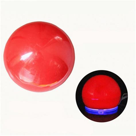 Bright Red Nose Clown Nose Festival Dress Up Light Vicedeal