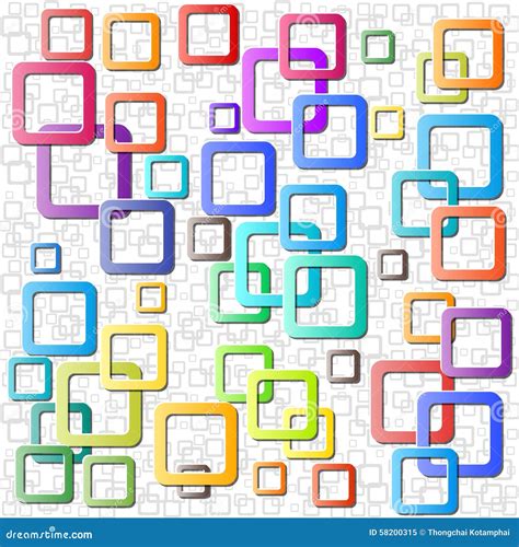 Vectors Rounded Rectangle Abstract Background Stock Vector