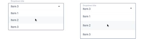 Dropdown Goodbarbers Design System