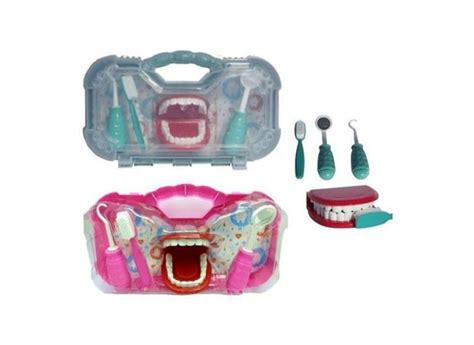 Kit Maletas Dentista Doutor E Doutora 8 Peças Paki Toys o Melhor
