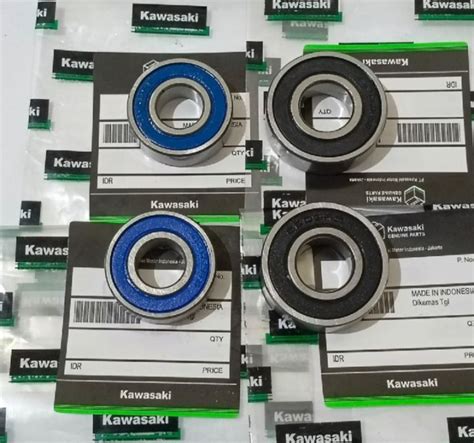 BEARING LAHER RODA DEPAN BELAKANG SET 4PIC KAWASAKI D TRCKER KLX