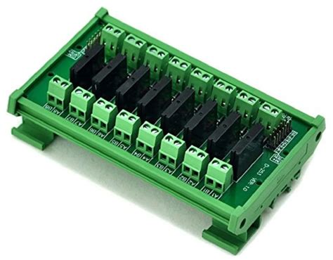 Electronics Salon DIN Rail Mount DC V Channels DC AC G MB P Solid State Relay SSR