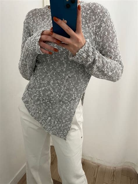 언발 트임 시스루 데미지니트 시스루니트 그물니트 봄여름니트 에이블리