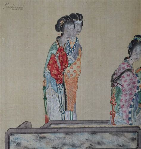 【图】清朝点石斋画报作者 著名画家 吴友如 绢本工笔仕女 精品 真迹 老裱拍品信息网上拍卖拍卖图片拍卖网拍卖网站