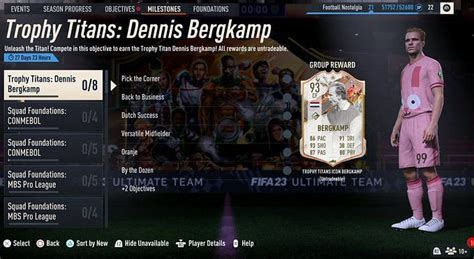 Ea Sports Release Trophy Titans Team 1 In Fifa 23 With Boosted Versions
