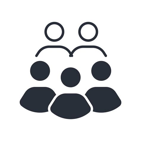 Crowd Icon Flat 58210918 Vector Art At Vecteezy